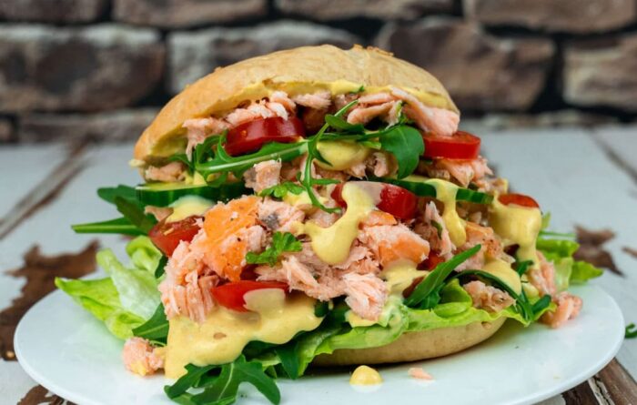 Pulled Lachs Burger